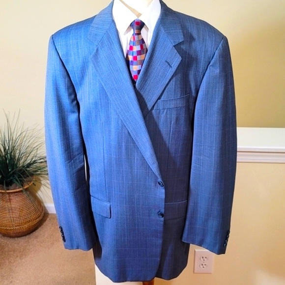 Hickey Freeman | Suits & Blazers | Hickey Freeman Windowpane Suit ...